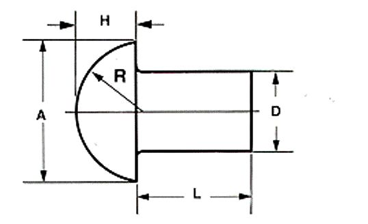 What is the rivet hole size maintained in cold riveting process?